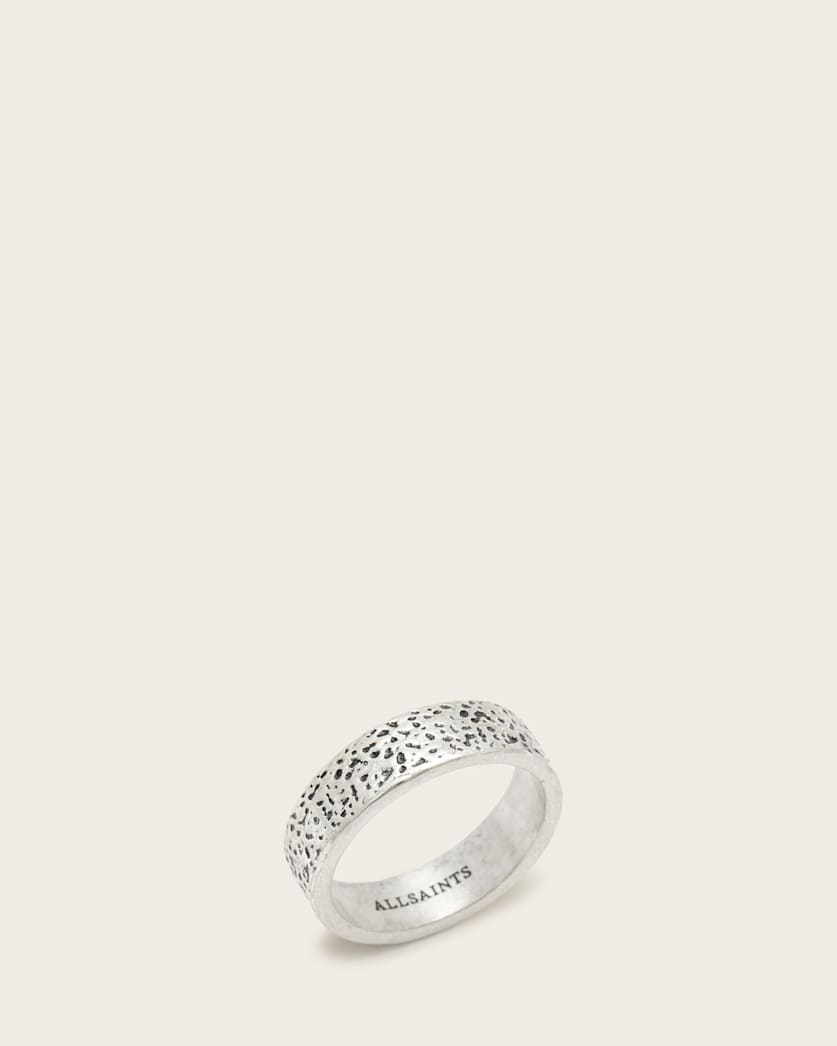 Sam Sterling Silver Textured Ring WARM SILVER | ALLSAINTS US